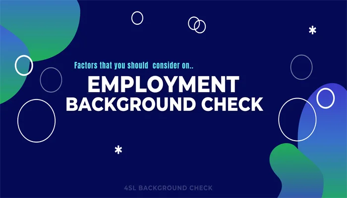 Different Types Of Employee Background Checks